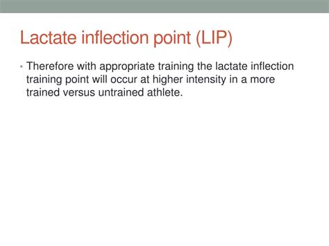 Ppt Lip Lactate Inflection Point Powerpoint Presentation Free