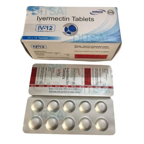 Iv 12 Ivermectin Tablets Strip At ₹ 369strip Of 10 Tablets In Surat
