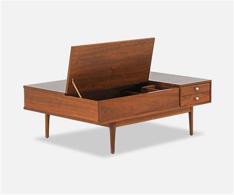 Kipp Stewart Declaration Storage Coffee Table For Drexel Danish
