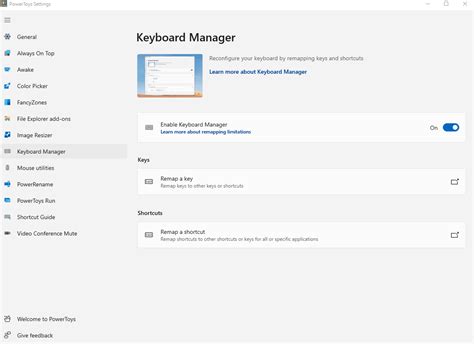 Remapping Keyboard Shortcuts Does Not Work For V05 · Issue 17238 · Microsoftpowertoys · Github