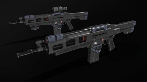 Sci Fi Assault Rifle