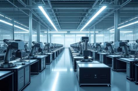 Industrial Automation Advancements In Robotics Stock Illustration Illustration Of Advanced