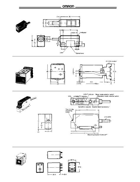 E3c S10 Datasheet 11 16 Pages Omron Photoelectric Sensor