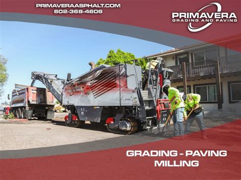 Primaveragrading Pavingexcellence Builtonsolidground Grading Milling Paving