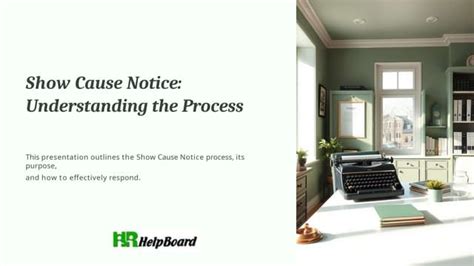 Show Cause Letter How To Write A Show Cause Notice Pptx