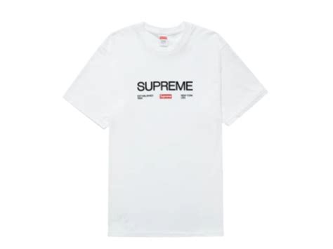 Supreme Est 1994 Tee White Shop Authentic At Sasom