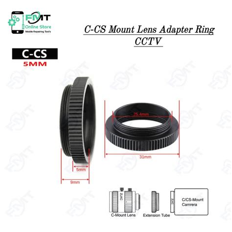 C Cs Mount Lens Adapter Ring Fmt Online Store