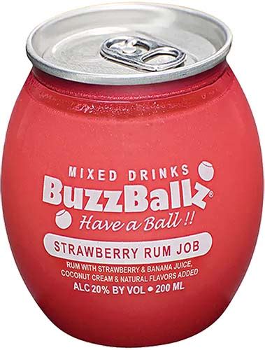 Buzzballz Strawberry Rum Job Ramsey Wine And Liquor