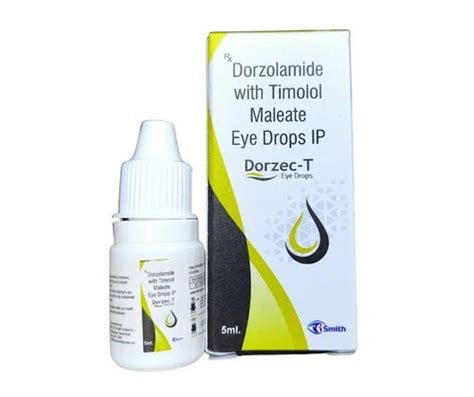 Dorzolamide Hydrochloride Ip 2 Timolol Maleate Ip 05 At ₹ 435piece Generic Eye Drops In