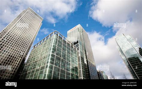 London Docklands Uk The Abstract And Angular Modern Architecture Of