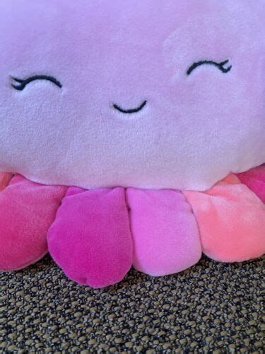 Squishmallow Jeanne Octopus 8 Stackable Kellytoy Pink 2022 Valentines Day Bnwt 4596347353