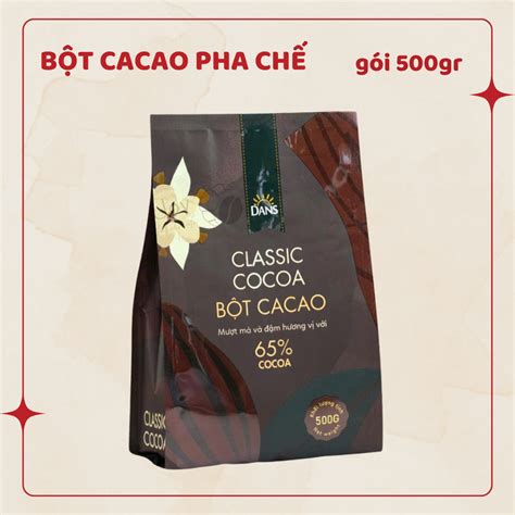 Bột Cacao Classic Dans 65 Cocoa — Bột Cacao Pha Chế And Làm Bánh 500g