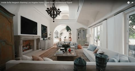 Sofia Vergaras Tv Still From Architectural Digest Youtube Video R