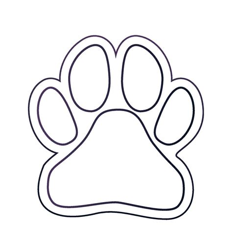 Impressão De Cachorro De Pata Cachorrinho De Pé Em Silhueta De Estilo