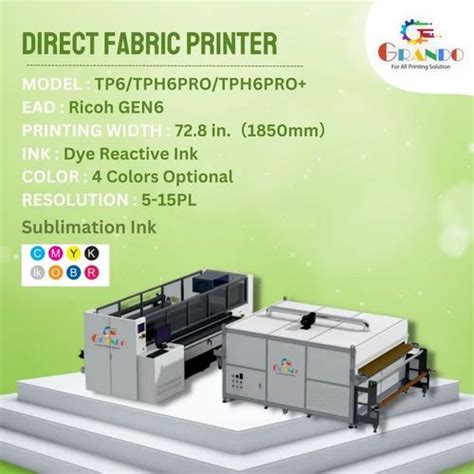 Digital Direct Fabric Printer Textile Printer Reactive Printer