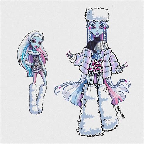 Monster High Doll Redesigns Abbey Monster High Outfit Abby