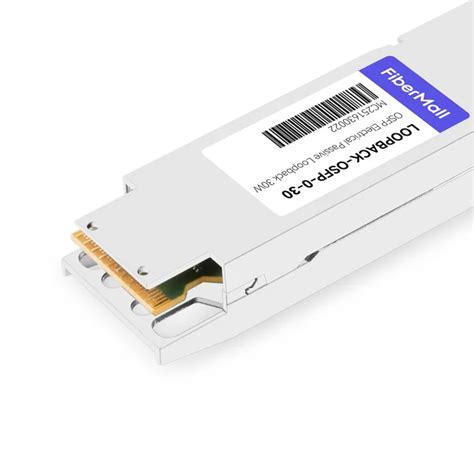 Attenuation 0db 800g Osfp Loopback Module Fibermall