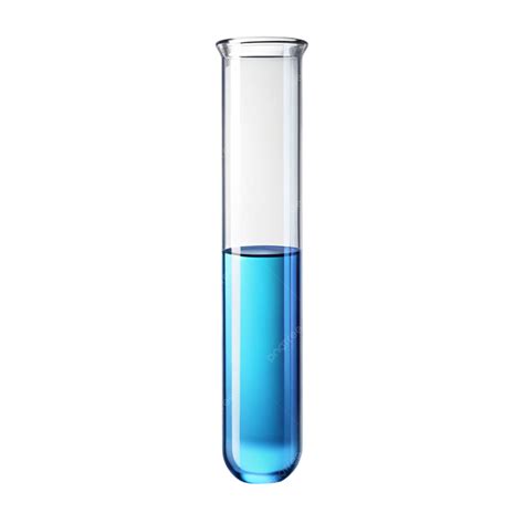 High Quality Image Of A Glass Test Tube Showcasing Bright Liquid For