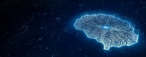 Ai 마이크로프로세서는 뇌 회로를 통해 디지털 데이터를 전송 3차원 형태에 대한 스톡 사진 및 기타 이미지 3차원 형태