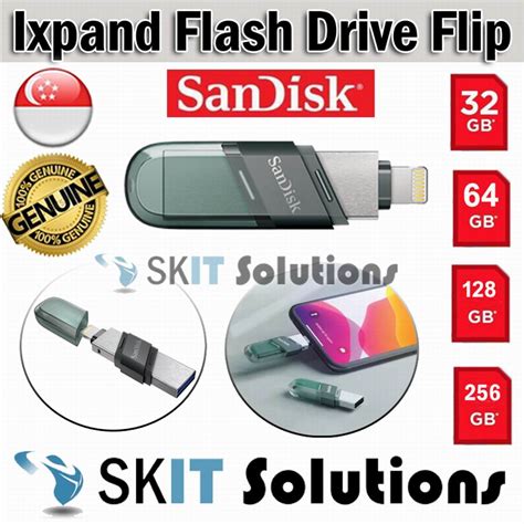 Sandisk Ixpand Flip Otg Flash Thumb Pen Drive Thumbdrive Flashdrive Pe Sk It Solutions