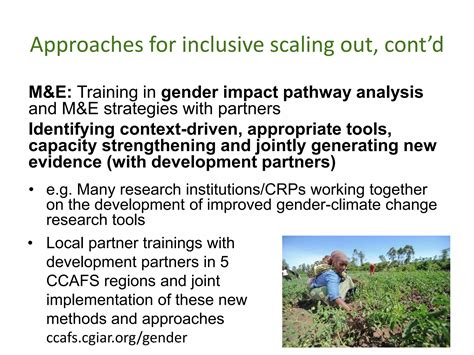 Cgiar Reform And Approaches To Climate Smart Innovations That Ensure Farmer Needs Are