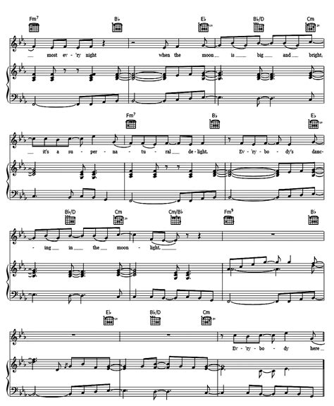 Dancing In The Moonlight By Toploader Sheet Music Meta Chords