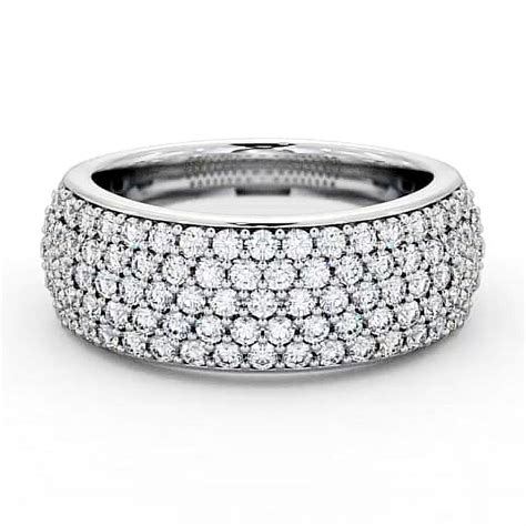 Bella Jewel 32 Ct Round Cut Lab Created Diamond Ring 14k White Gold