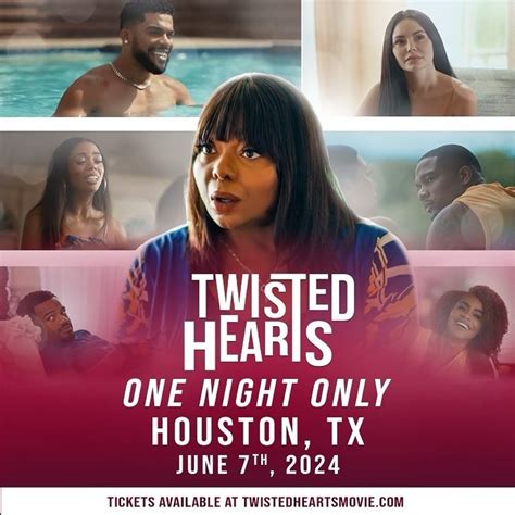 HOUSTON TX 🤘🏾 In just 2 DAYS we will be in your city! @twistedheartsmovie official screening ...