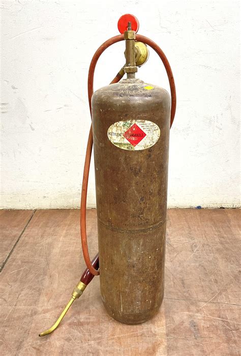 Lot Acetylene Cylinder Tank