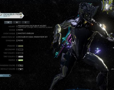 Warframe Colour Scheme Index « « Fan Zone Warframe Forums
