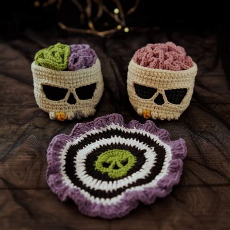 14 Crochet Halloween Coaster Free Patterns Crocht