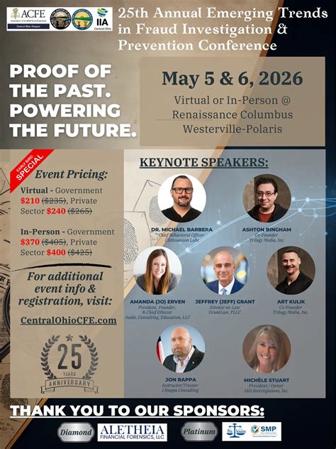 25th Annual Emerging Trends In Fraud Investigation And Prevention