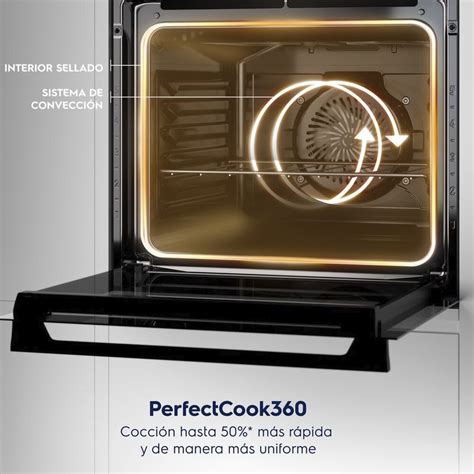 Horno Eléctrico Empotrable Oe4eh Negro Con Grill 50l Electrolux