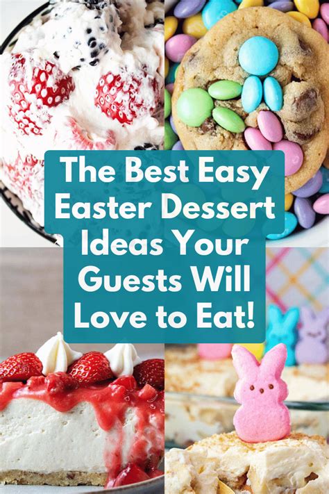 The Best Easter Dessert Ideas Your Guests Will Love To Eat Filling