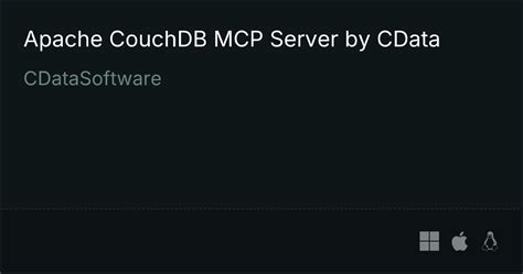 Apache Couchdb Mcp Server By Cdata Glama