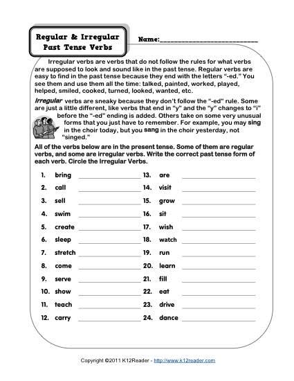 Irregular Verb Match Worksheet Worksheets Library