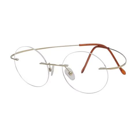 Titanium Rimless Round Reading Glasses Circle Readers Women Men