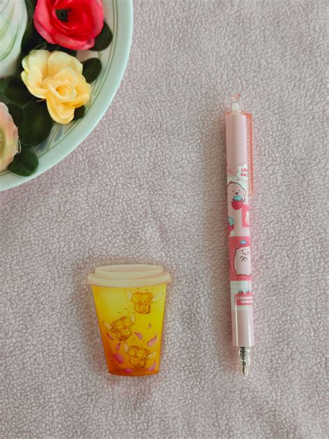 Kawaii Combee Tea Standee Kawaii Standee Drinks Adorable Pastel Cute Gamer Anime Combee