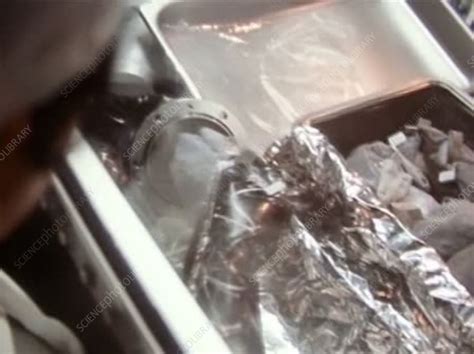 Apollo 17 Rock Sample Analysis 1970s Stock Video Clip K0065981 Science Photo Library