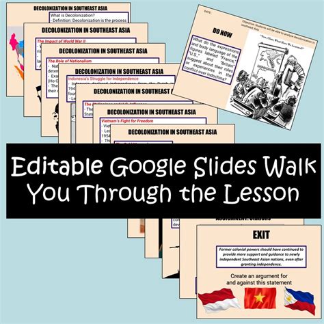 Decolonization In Southeast Asia Stations Lesson