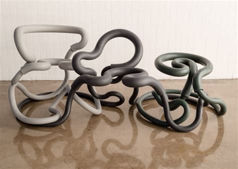 Arandalasch Unveils Loopy Chairs Made Of Metal Pipes