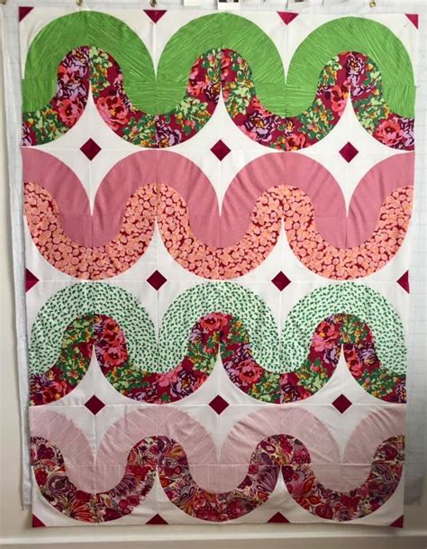 Retro Groove Quilt Pattern Paper Pattern Kustom Kwilts