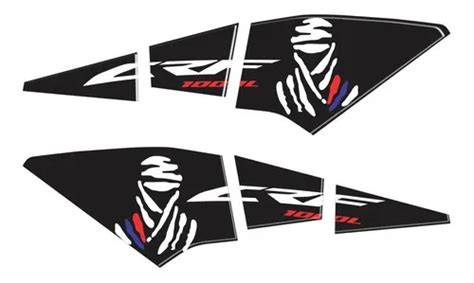 Adhesivo Protector Trasero Negro Resinado Crf 1000l Mercadolibre
