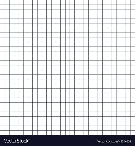 Grid Lines Seamless Pattern Paper With Square Vector Image