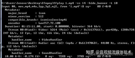 总结 Ffmpeg命令行工具之ffplay详解 知乎