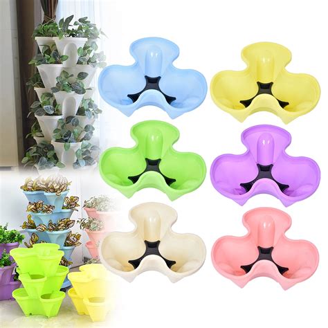 Vertical Planter Stackable Gardening Planter Stackable Strawberry Pot