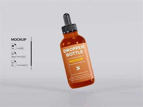 Premium Psd Two Dropper Mockup
