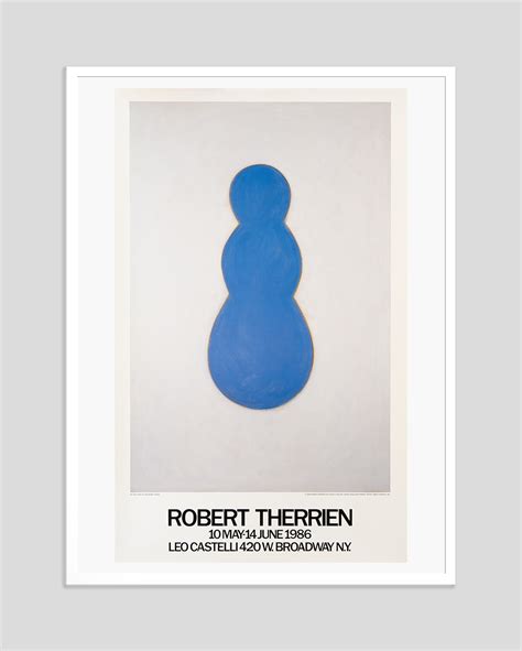 Robert Therrien Vintage 1986 Poster Framed Galerie Prints Premium