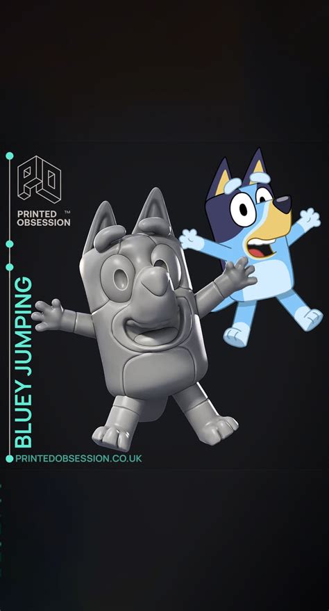 Bluey Bluey Fan Art 3d Model By Printedobsession On Thangs