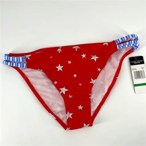California Waves Swim California Waves Red White Blue Silver Stars